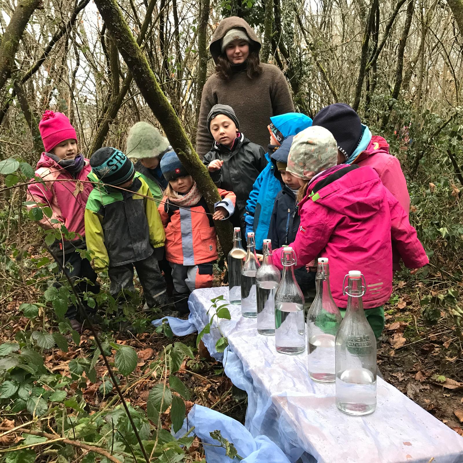 Zwerg Archibald und die vier Elemente – Waldkindergarten Berglen e. V.